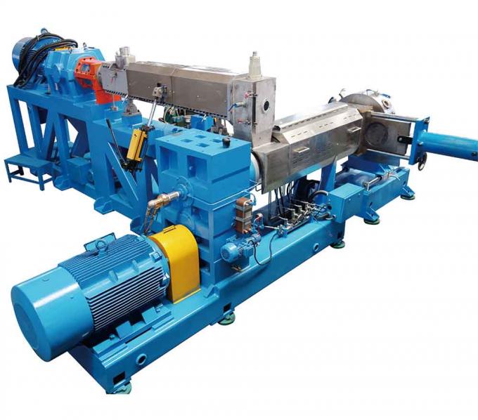 Granules Twin Screw Compounding Extruder Pelletizing Pvc Compounding Line