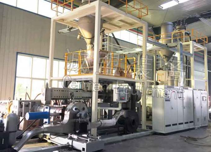 Granules Twin Screw Compounding Extruder Pelletizing Pvc Compounding Line