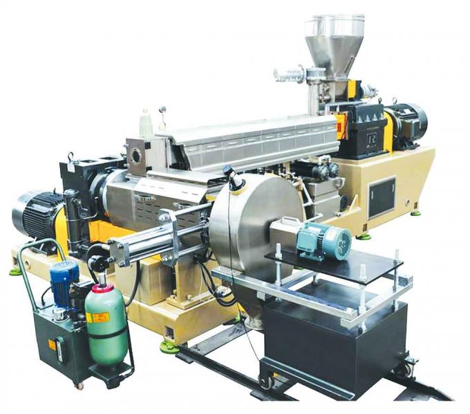Granules Twin Screw Compounding Extruder Pelletizing Pvc Compounding Line